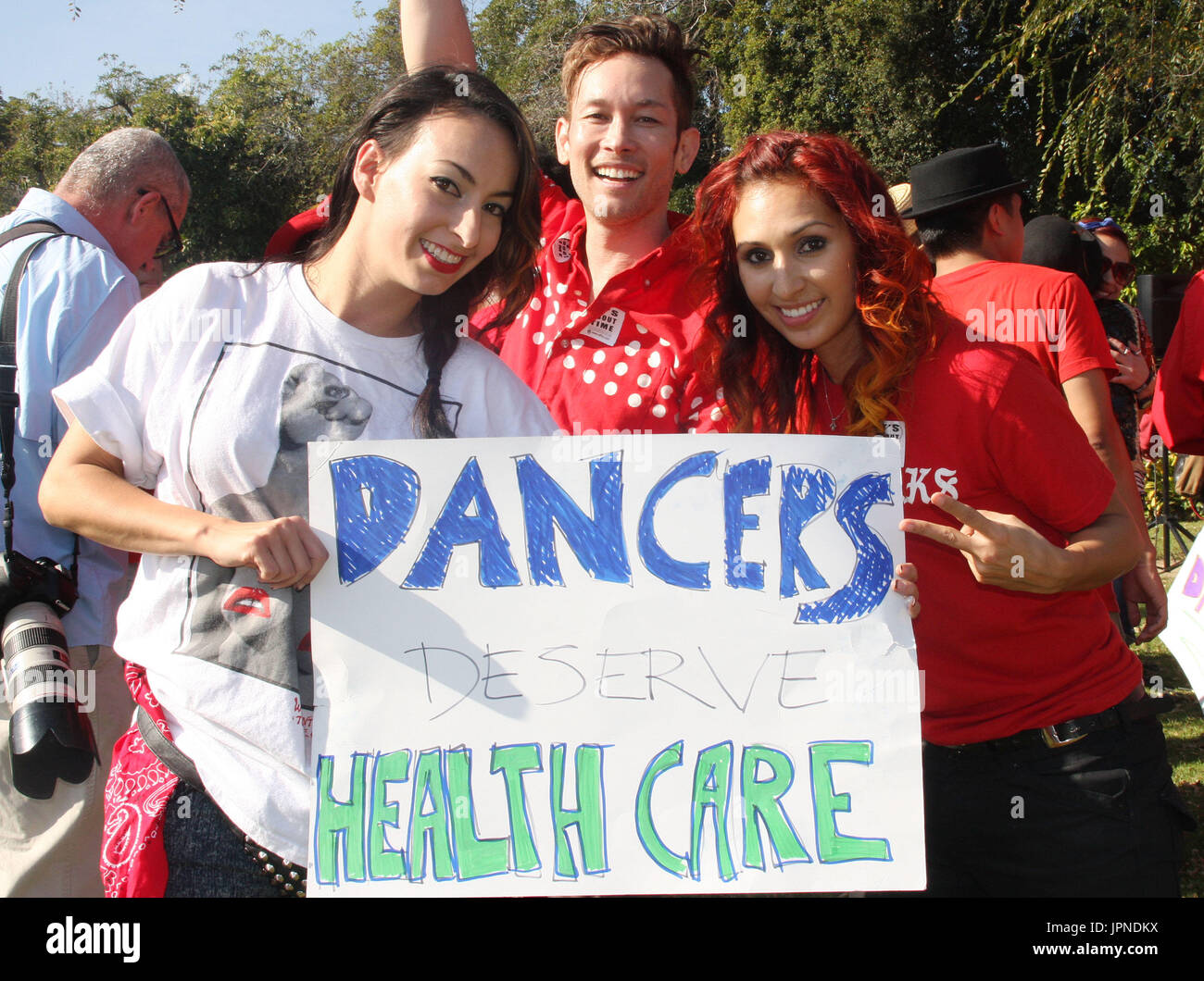 (l-r) Lindsey Blaufarb, Kevin Stea, Teresa Espinosa at the AFTRA ...