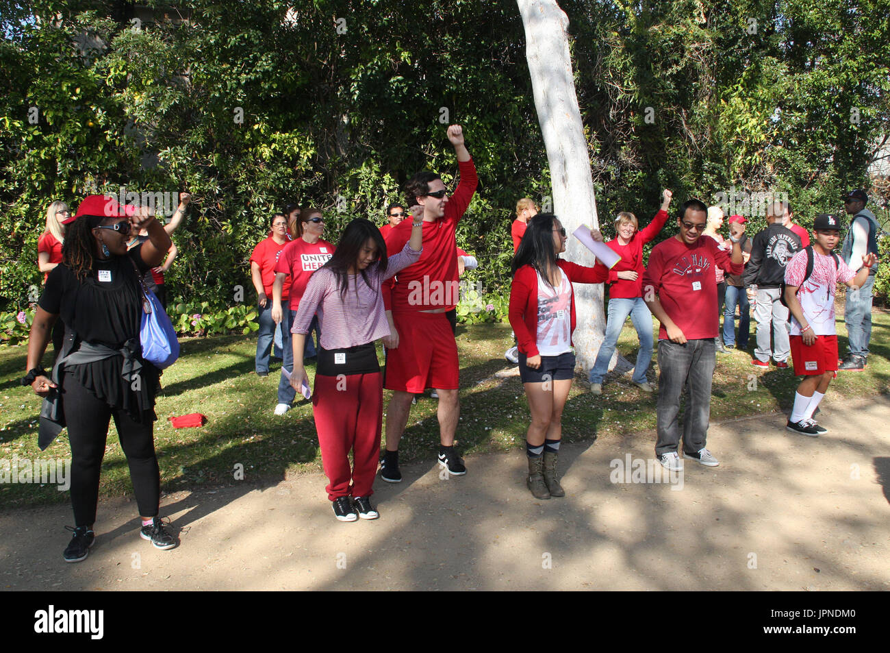 Atmosphere - Dancers at the AFTRA / Dancers Alliance Flash Mob rally ...
