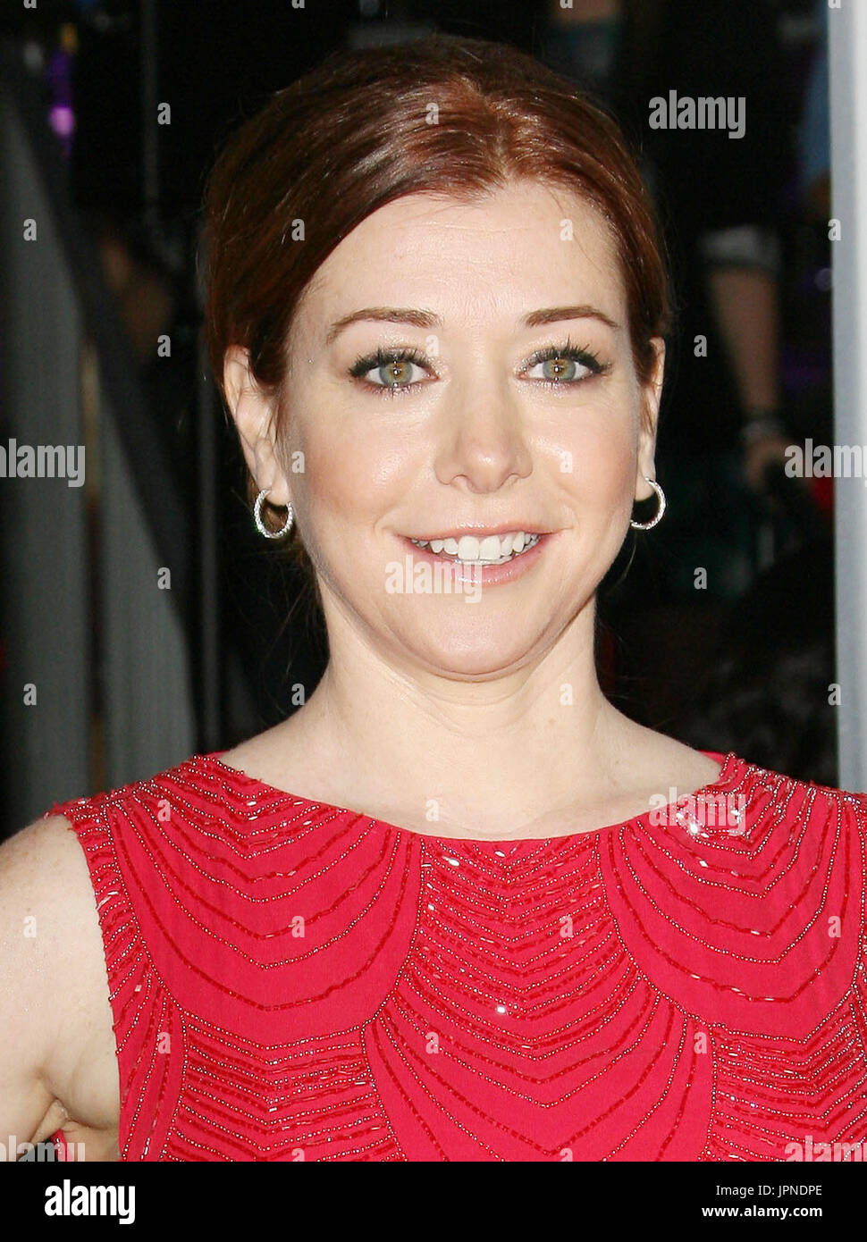 Alyson Hannigan At The 2012 Peoples Choice Awards Held At The Nokia Theatre La Live In Los
