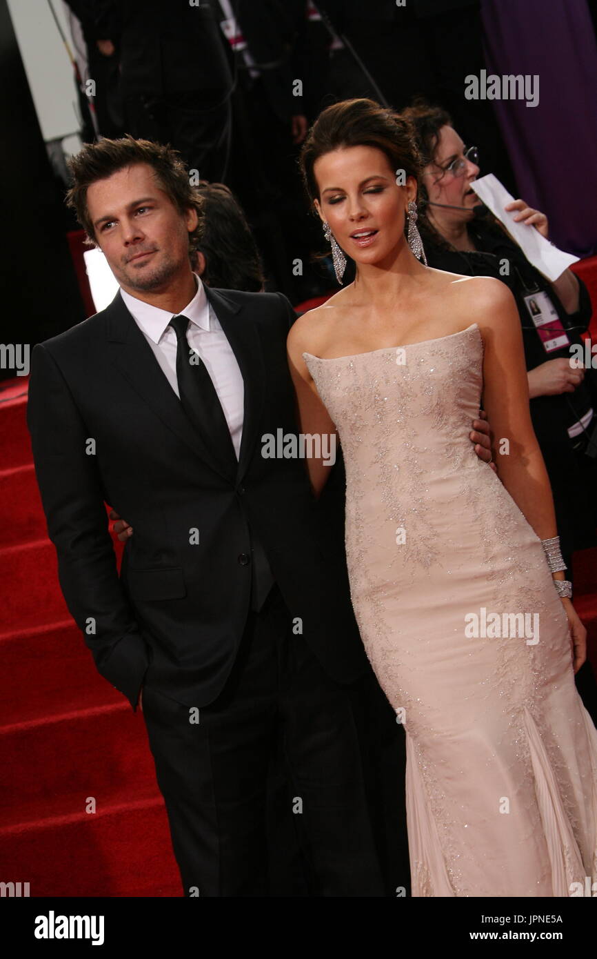 Director Len Wiseman and Kate Beckinsale at the red carpet arrivals of ...