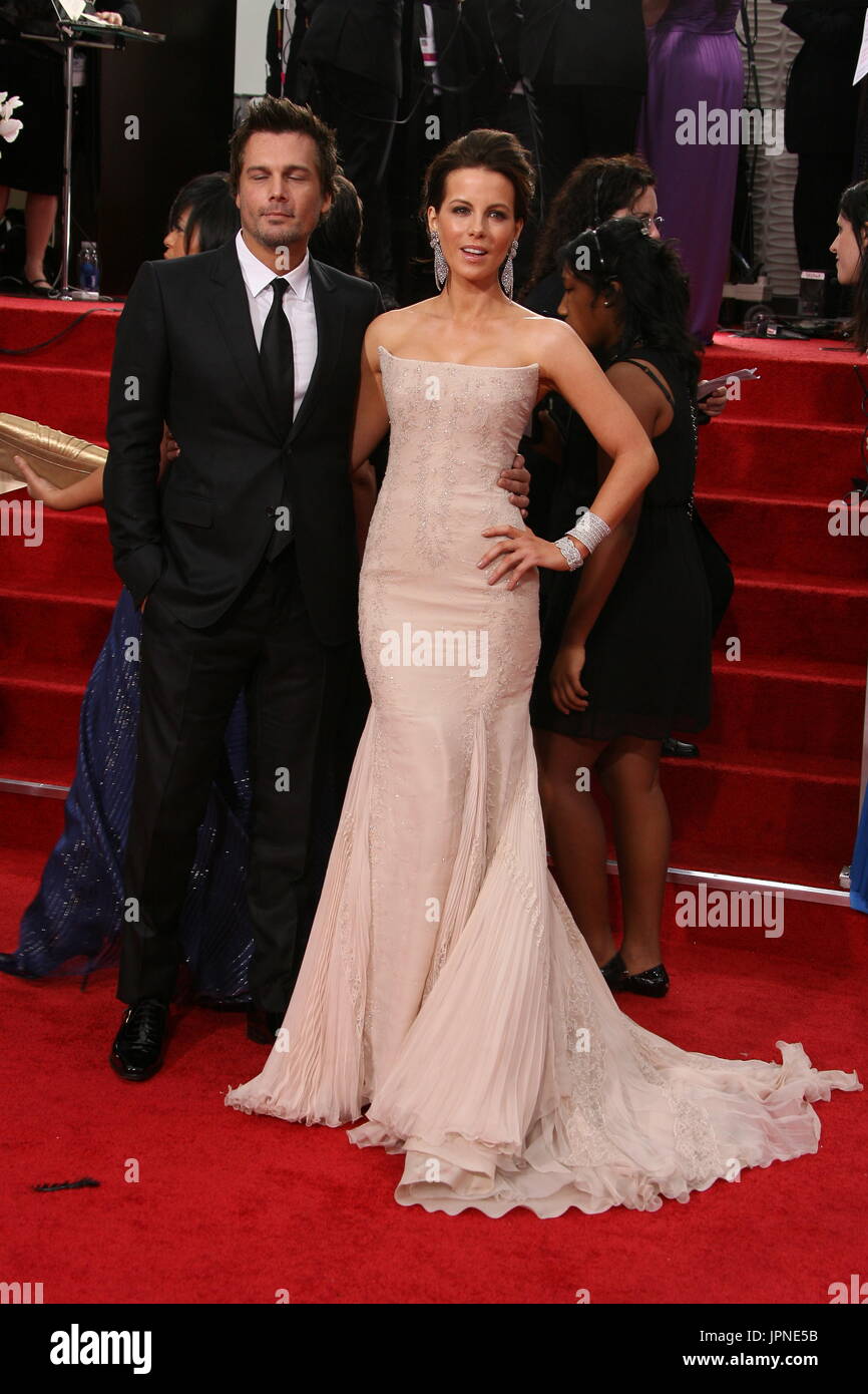 Director Len Wiseman and Kate Beckinsale at the red carpet arrivals of ...