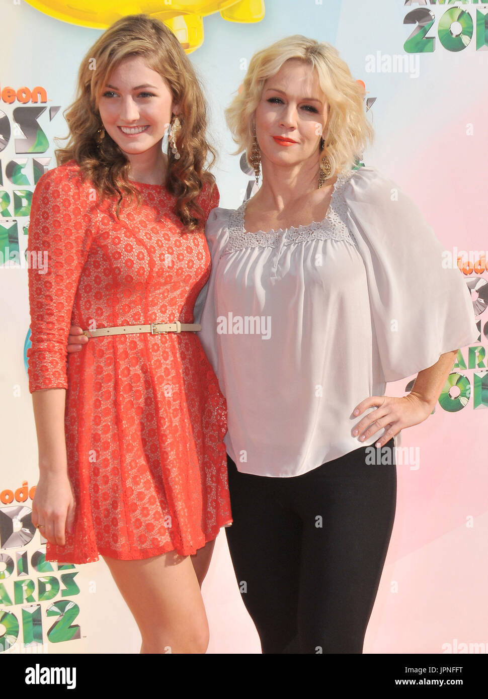 Jennie Garth (right) & daughter Luca Bella (left) at Nickelodeon's 25th ...