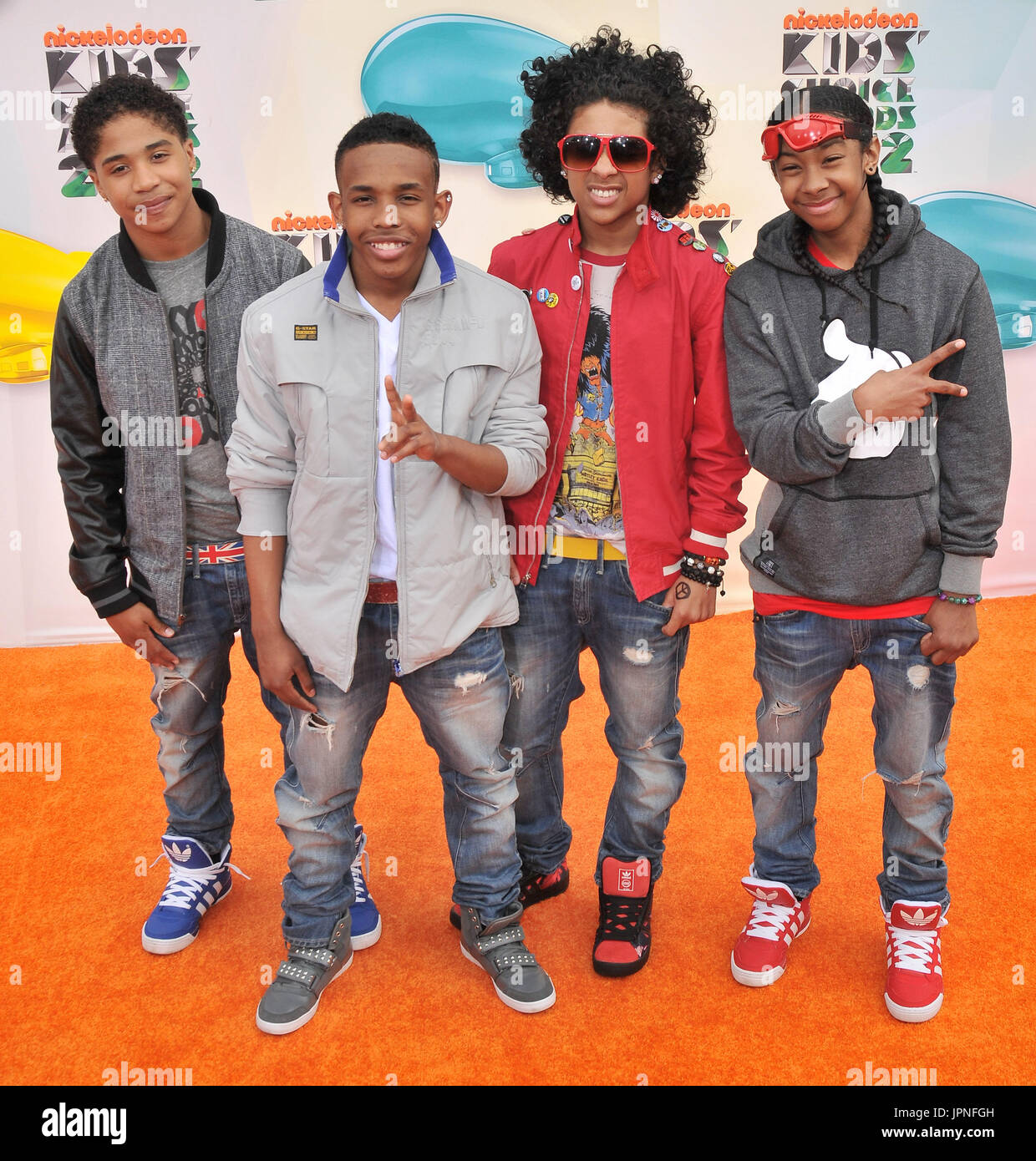 Mindless Behavior at Nickelodeon's 25th Annual Kids' Choice Awards held ...