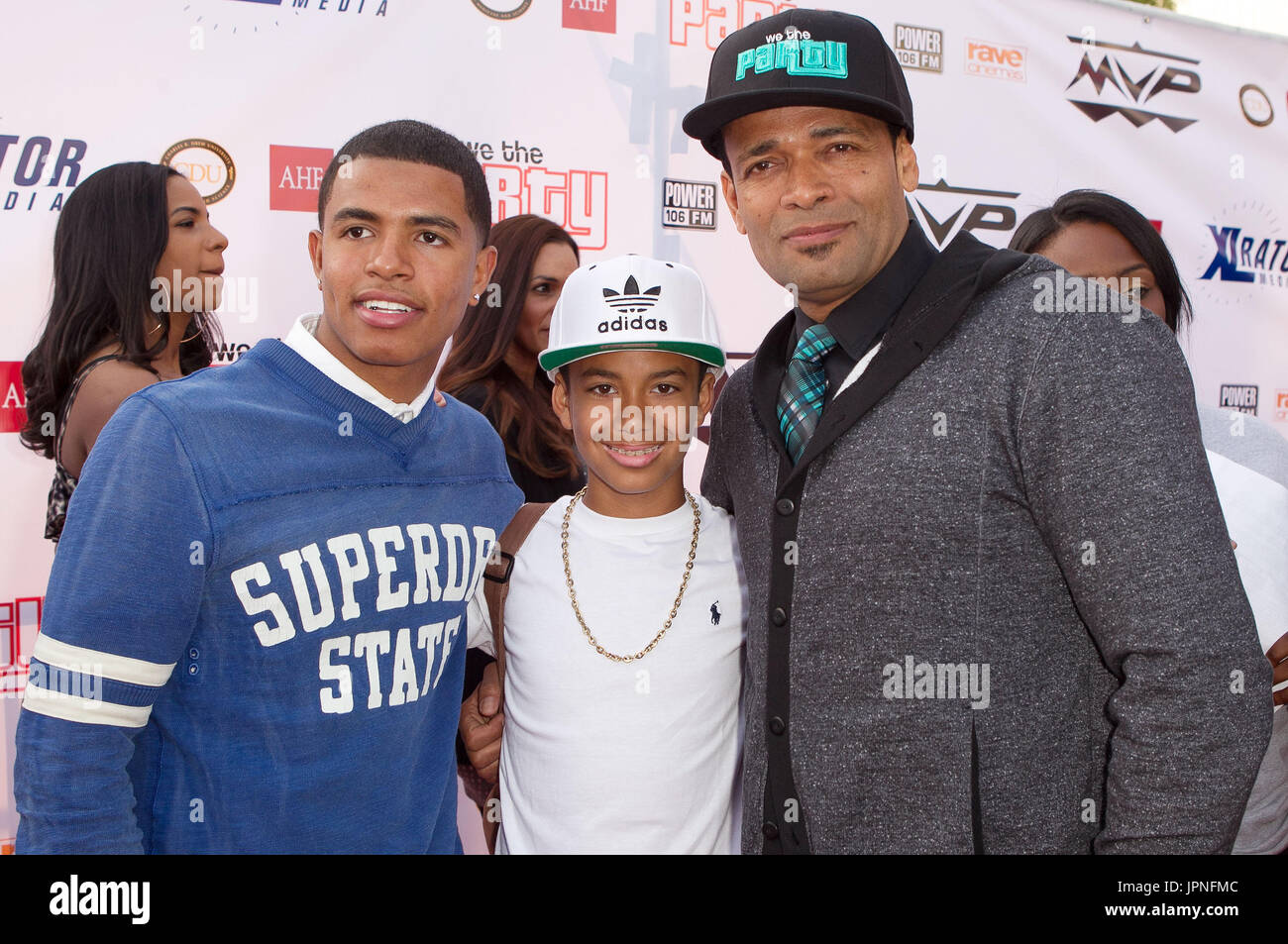 Mandela Van Peebles, Marley Van Peebles & Mario Van Peeples at the AIDS ...