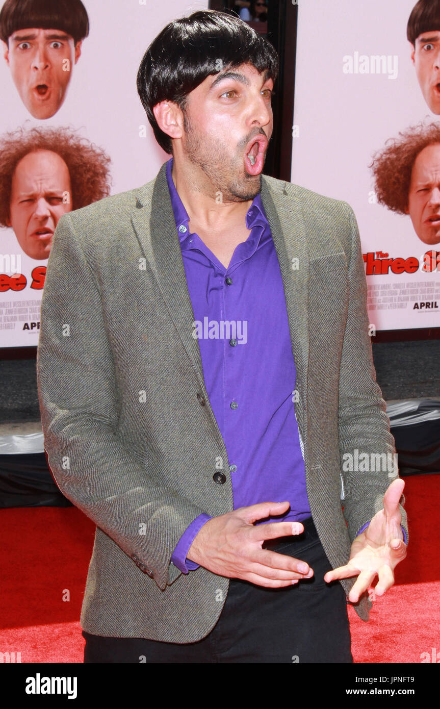 David Golshan at "The Three Stooges The Movie" World Premiere held at ...