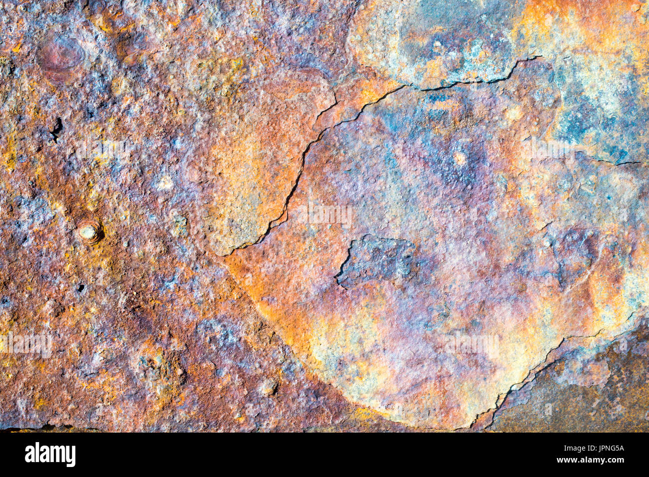 Rusting iron girder on a beach in Hove, East Sussex Stock Photo - Alamy