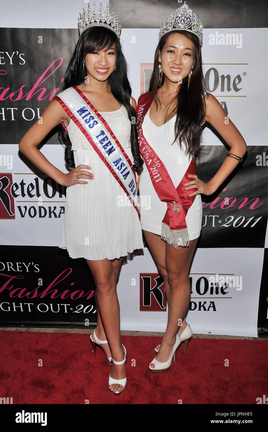 Megan Lee, Miss Teen Asia USA & Angie Kim, 2nd Runner Up Miss Asia USA ...