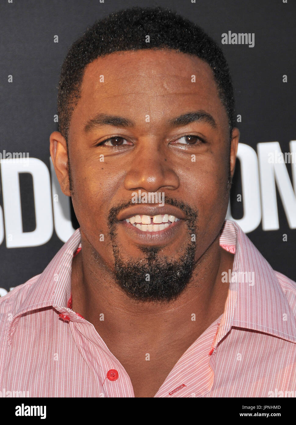 Michael Jai White at the Los Angeles Premiere of "Abduction" held at ...