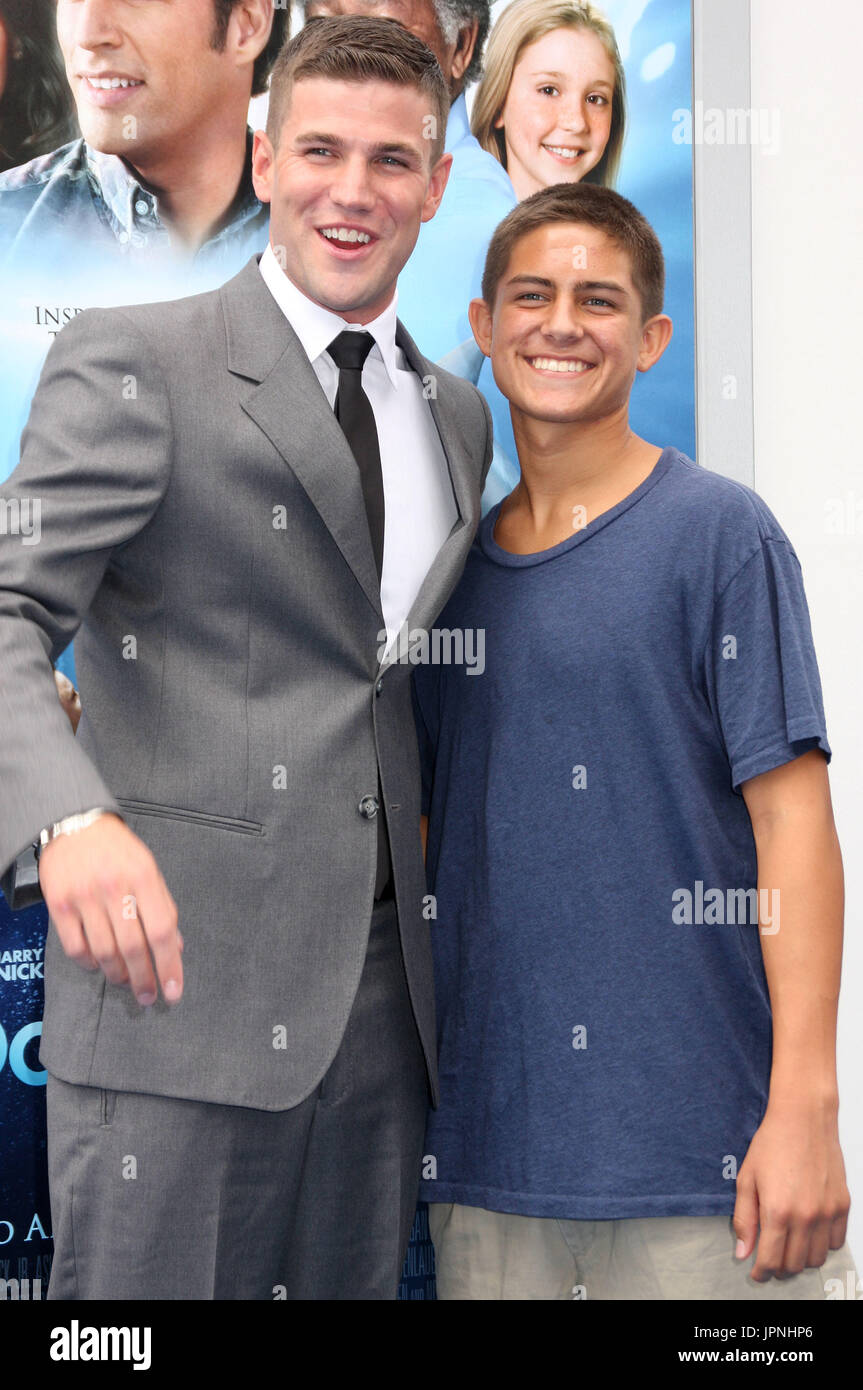 (l-r) Austin Stowell and Robert Ram at the World Premiere of DOLPHIN ...