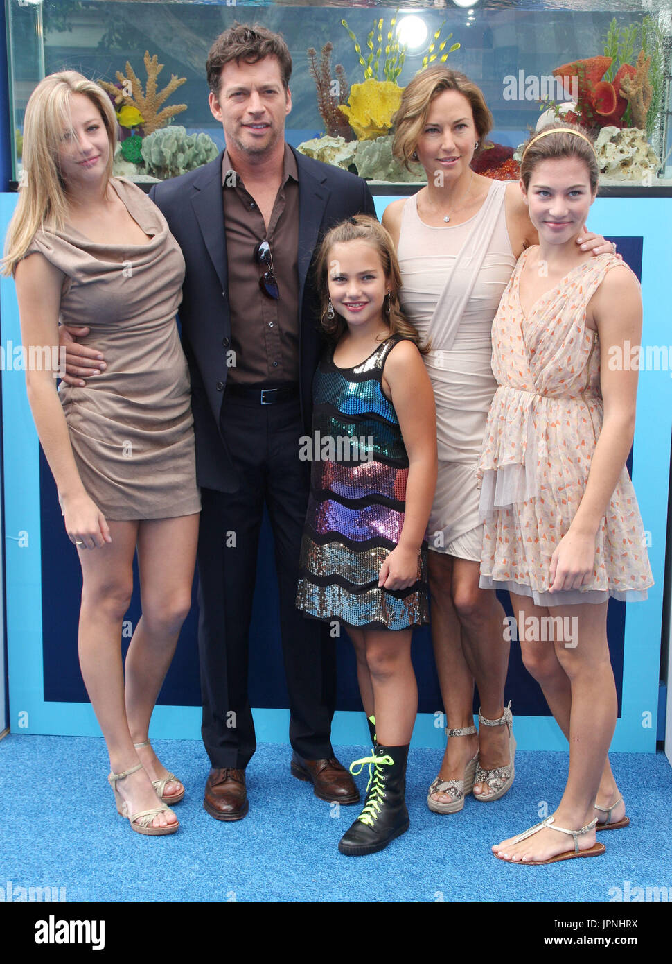 Harry Connick Jr and family at the World Premiere of DOLPHIN TALE held ...