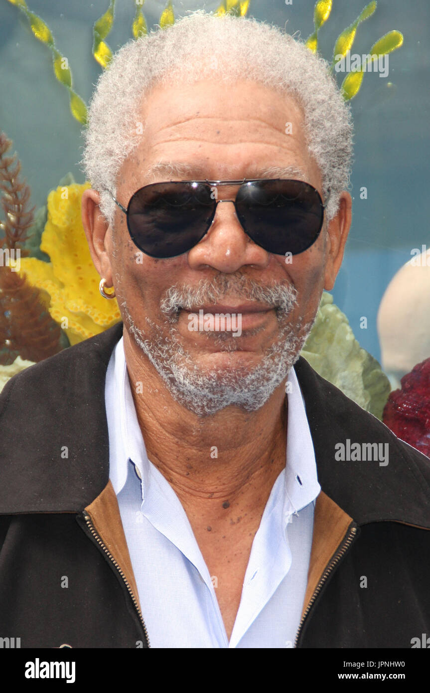 Morgan Freeman at the World Premiere of DOLPHIN TALE held at the ...