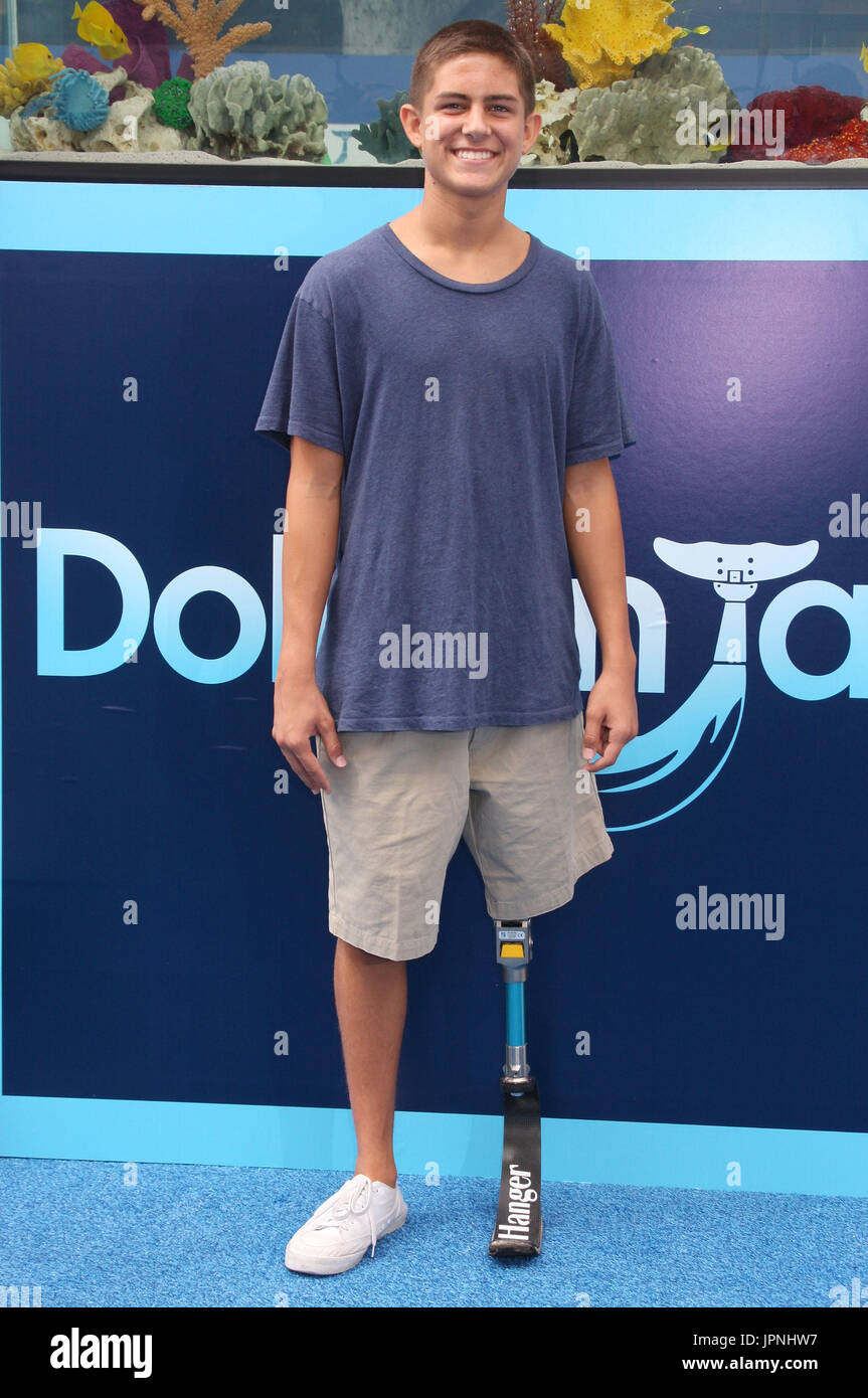 Robert Ram at the World Premiere of DOLPHIN TALE held at the Village ...