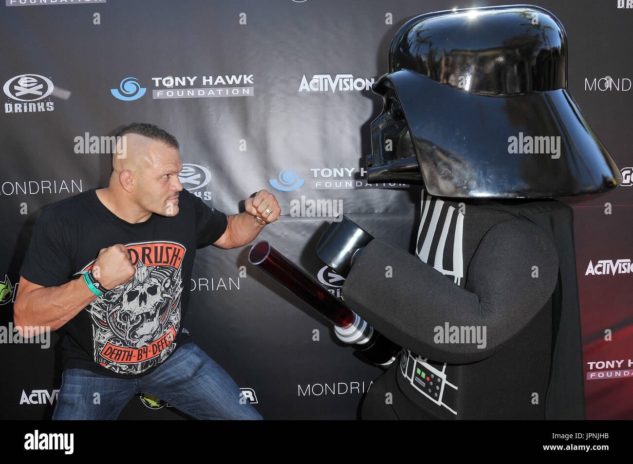 UFC Fighter Chuck Liddell & Lego Darth Vader at Tony Hawk's 8th Annual ...