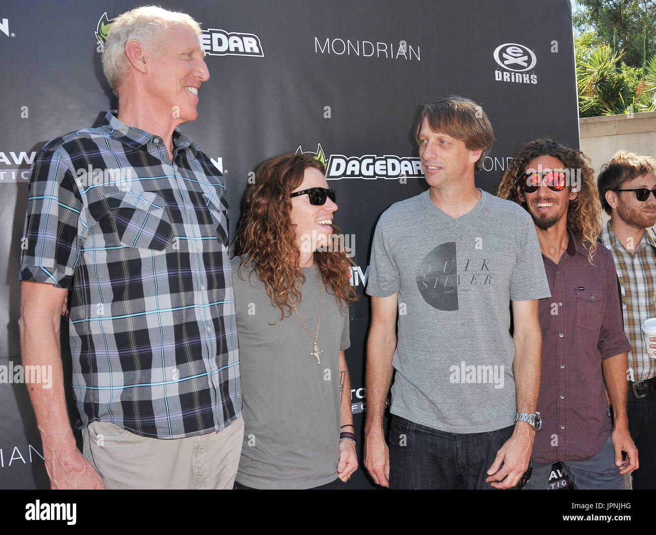 Bill Walton, Shaun White, Tony Hawk & Rob Machado at Tony Hawk's 8th ...
