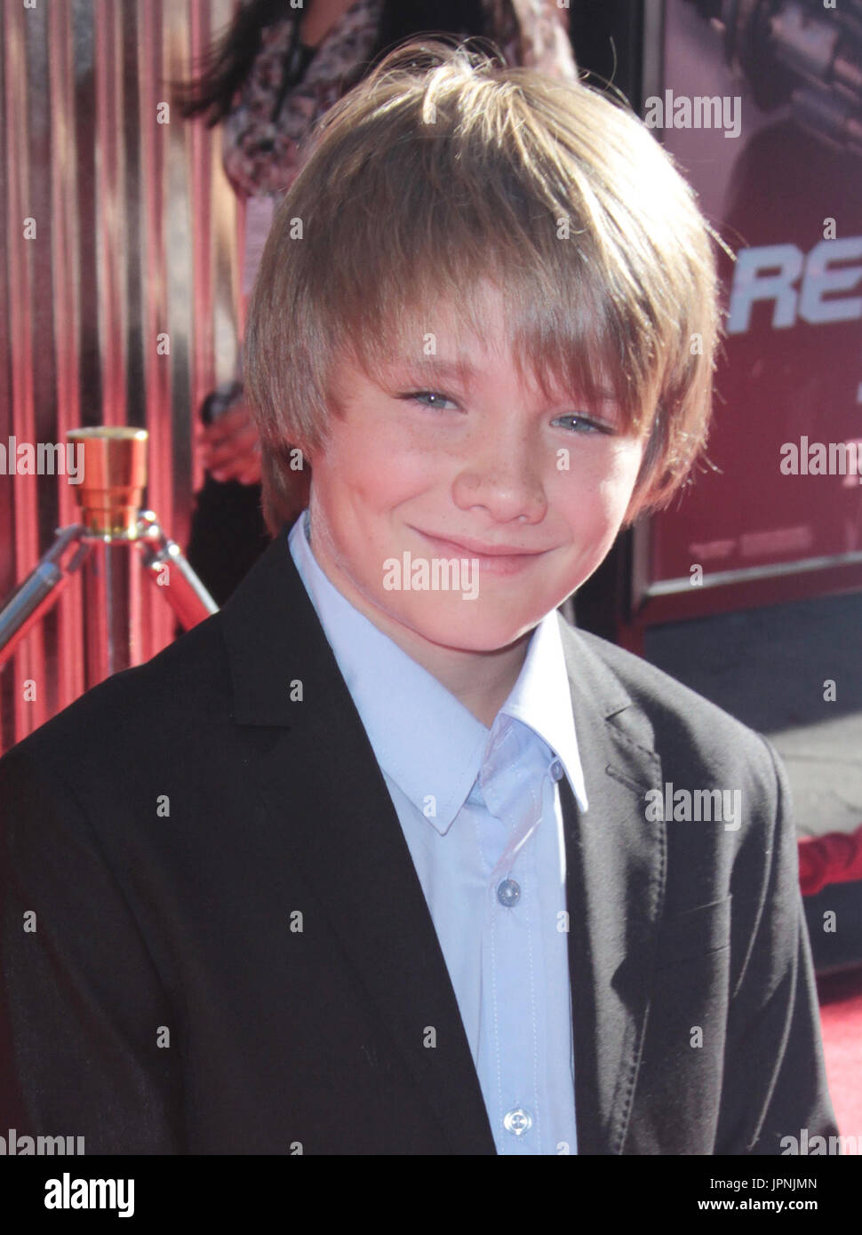 Dakota Goyo at the "Real Steel" World Premiere held at the Gibson ...