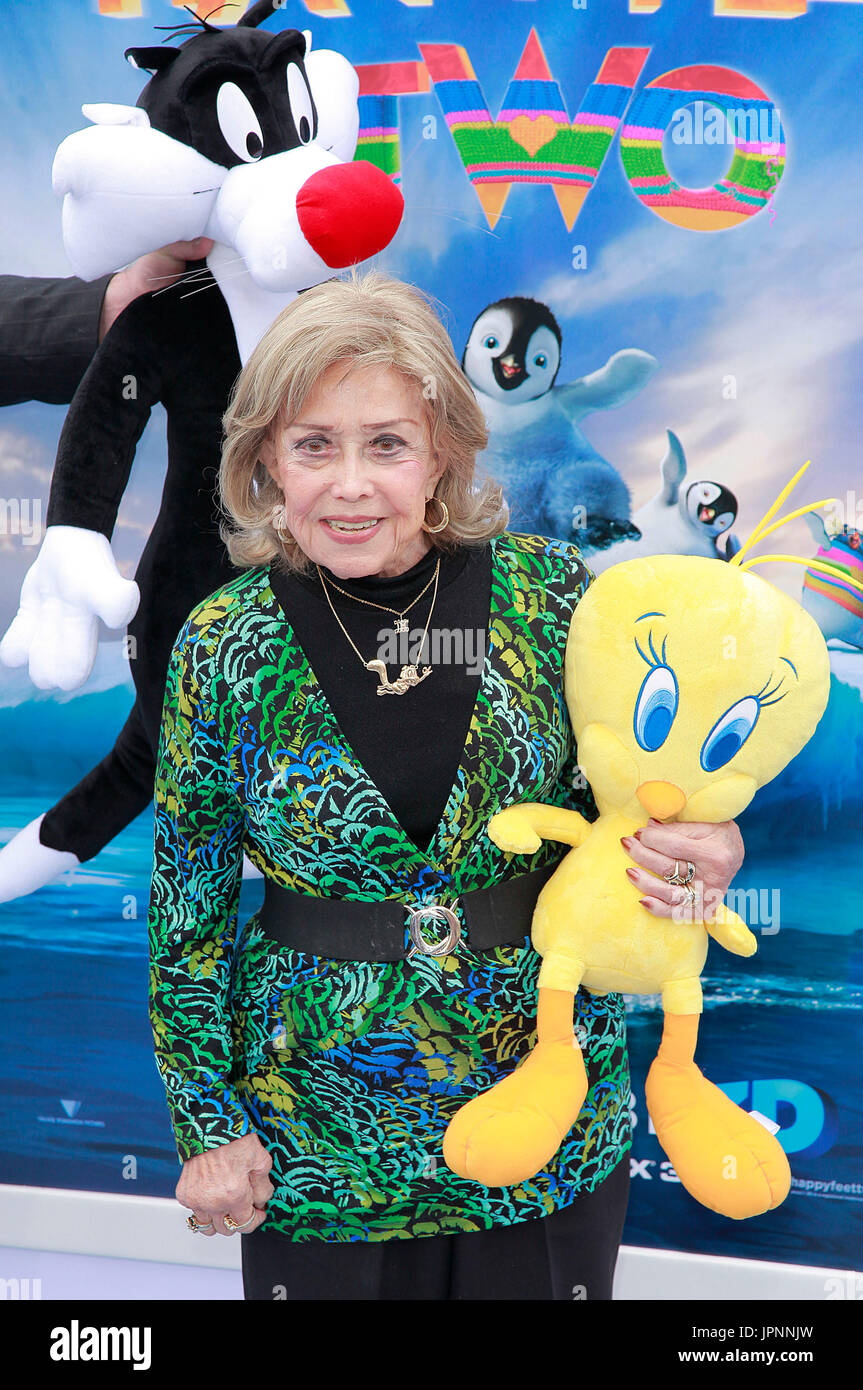 June Forey at the World Premiere of "Happy Feet 2" held at the Grauman ...