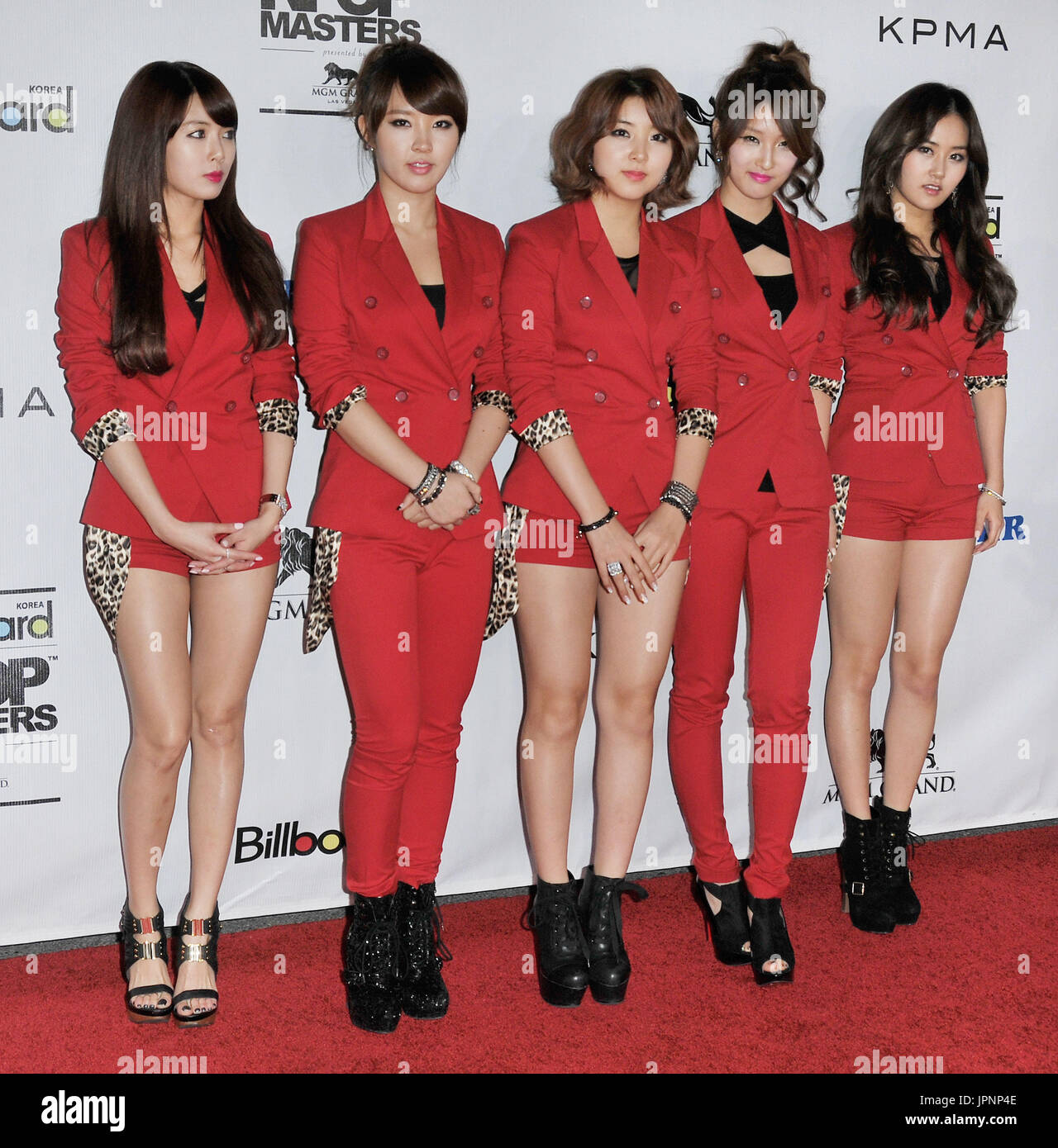 Female KPop group 4Minute - Kim Hyuna, Jeon Jiyoon, Kwon SoHyun, Heo ...