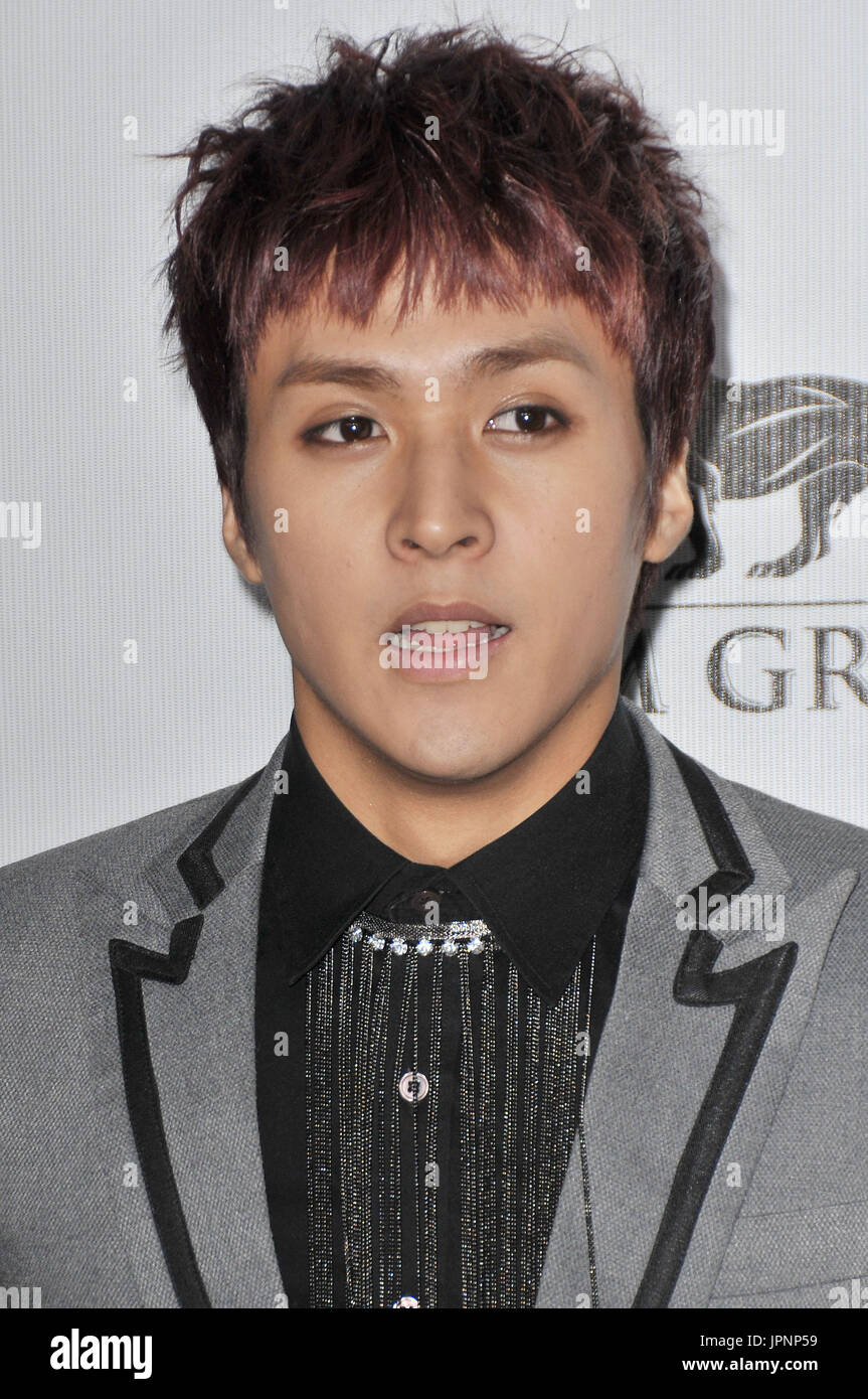 KPop Male Singer Son Dong Woon of BEAST AKA B2ST at the 2011 Billboard ...