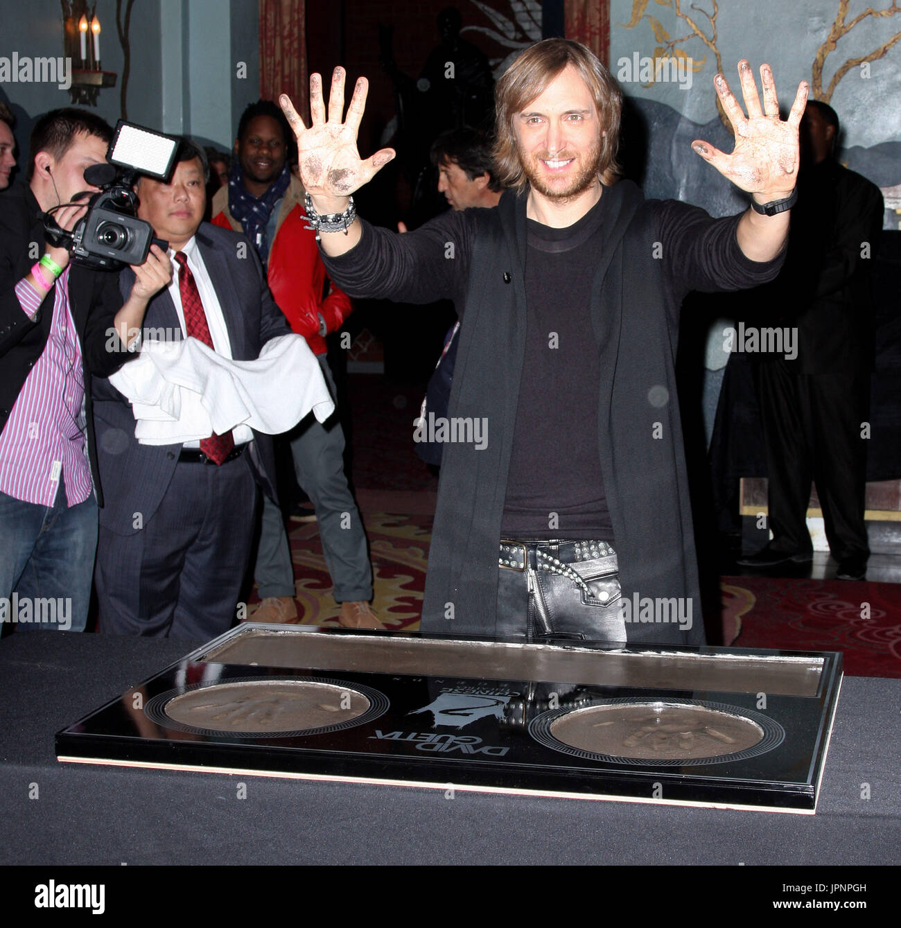 David Guetta at the David Guetta Handprint Ceremony at the Grauman's ...