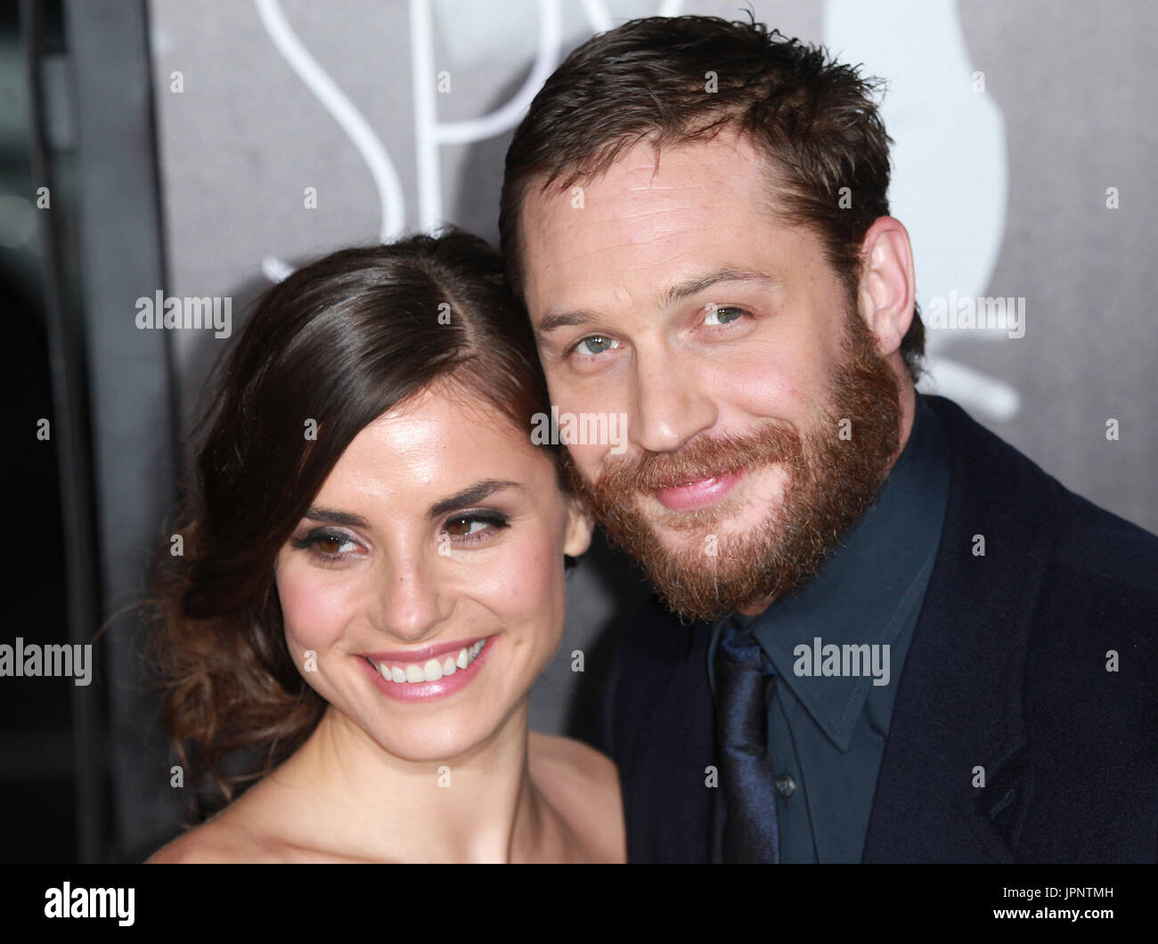 Tom Hardy & Charlotte Riley arrives at the Los Angeles premiere for ...