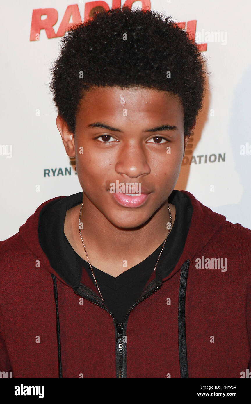 Trevor Jackson at the World Premiere of "Radio Rebel" at the AMC ...