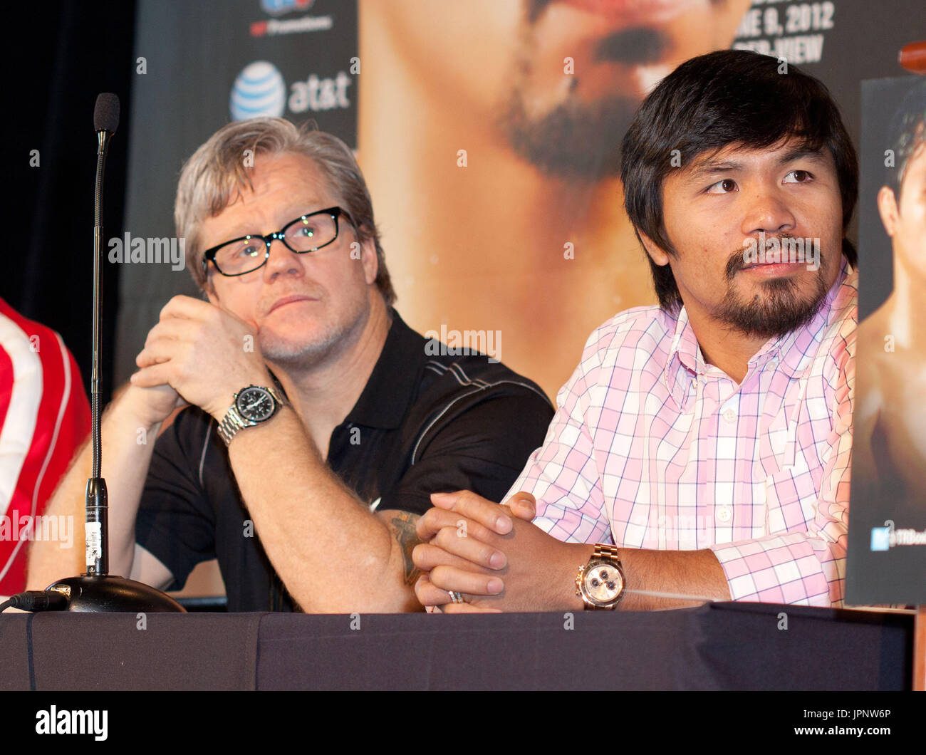 Freddie Roach and Manny Pacquiao at the "Manny Pacquiao and Timothy ...