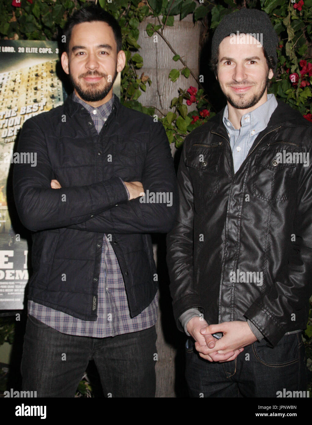(l-r) Mike Shinoda and Rob Bourdon of Linkin Park at the special ...