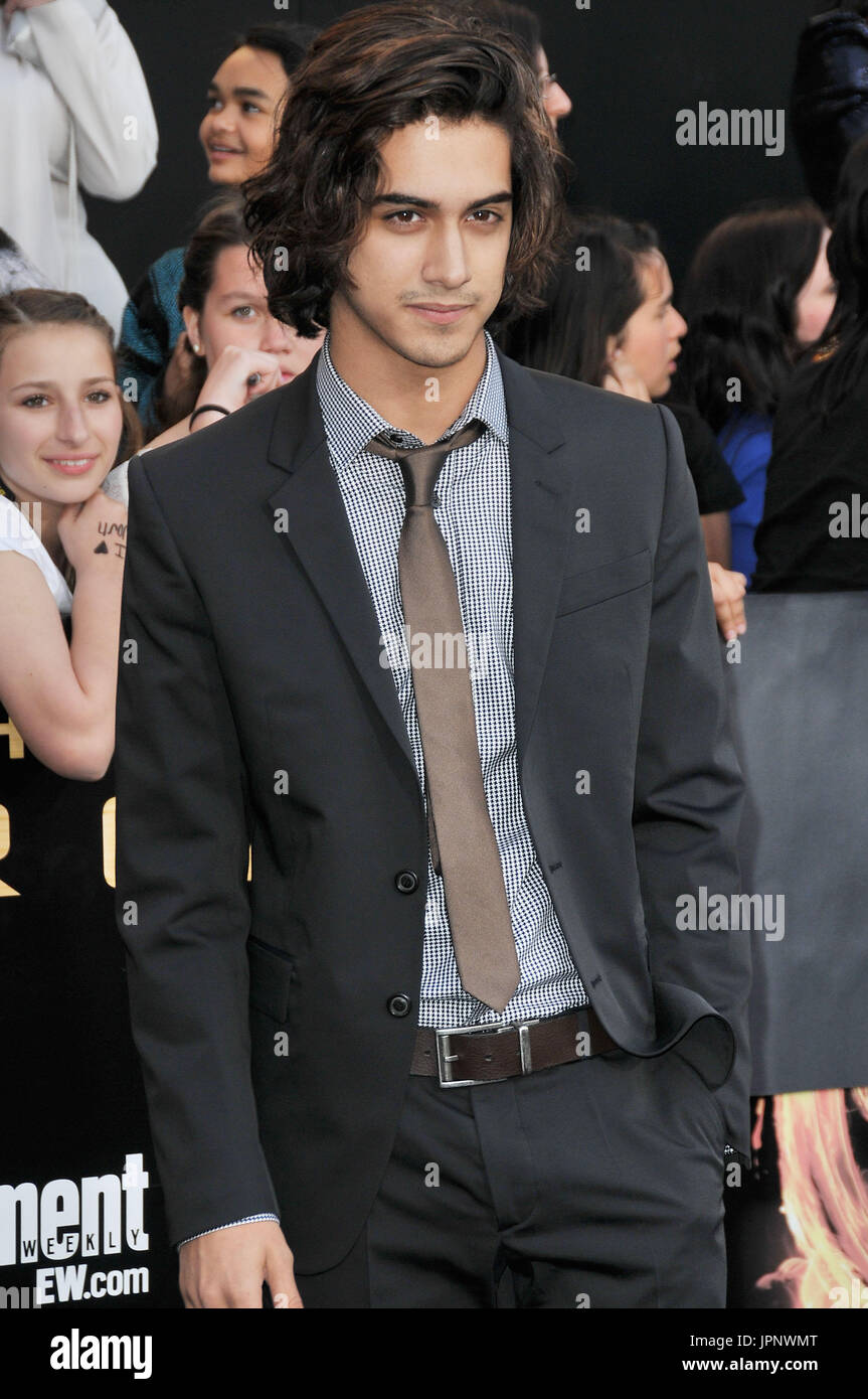 Avan Jogia at the Los Angeles Premiere of "The Hunger Games" held at ...