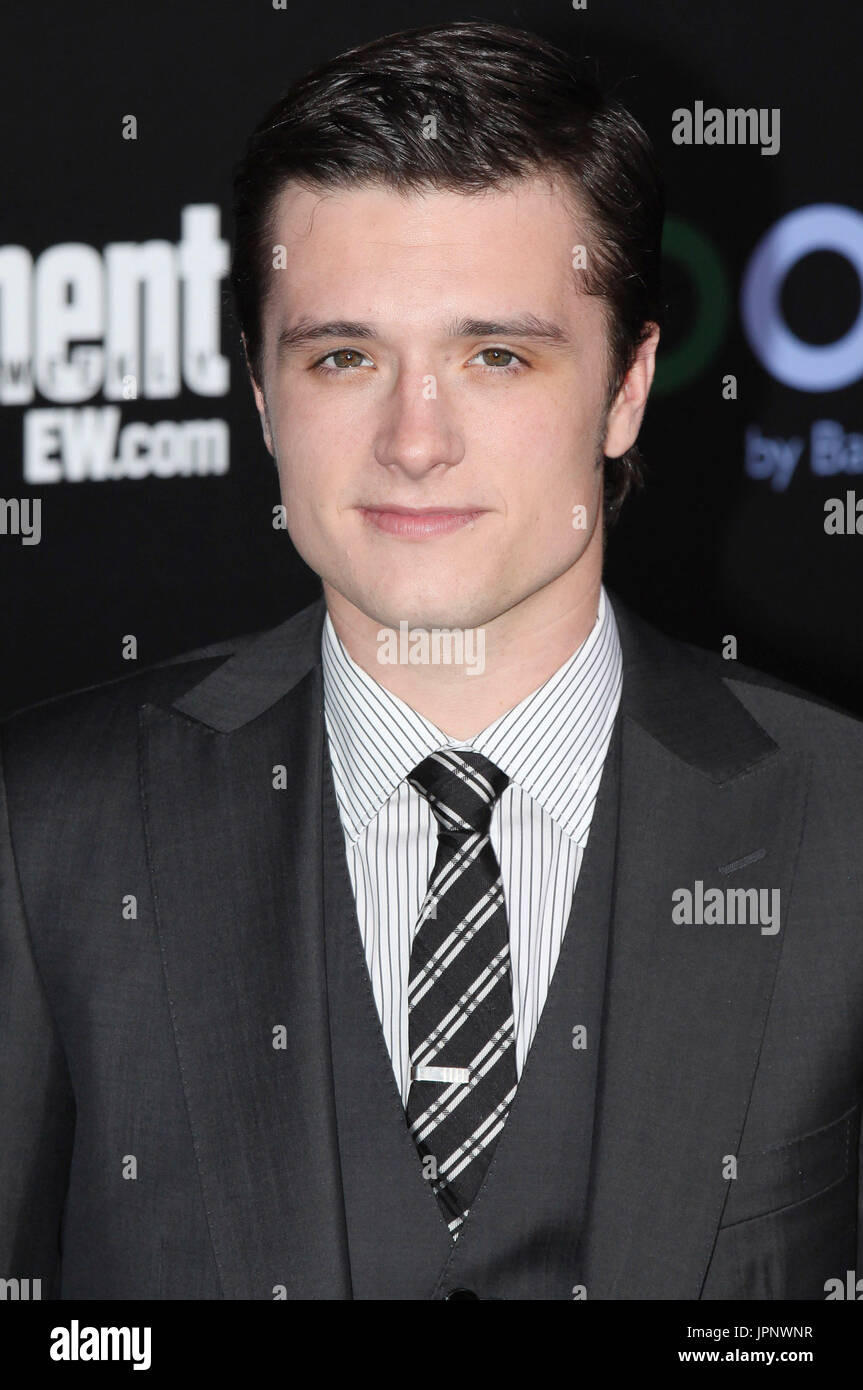 Actor Josh Hutcherson arrives at the Los Angeles Premiere of 'The ...