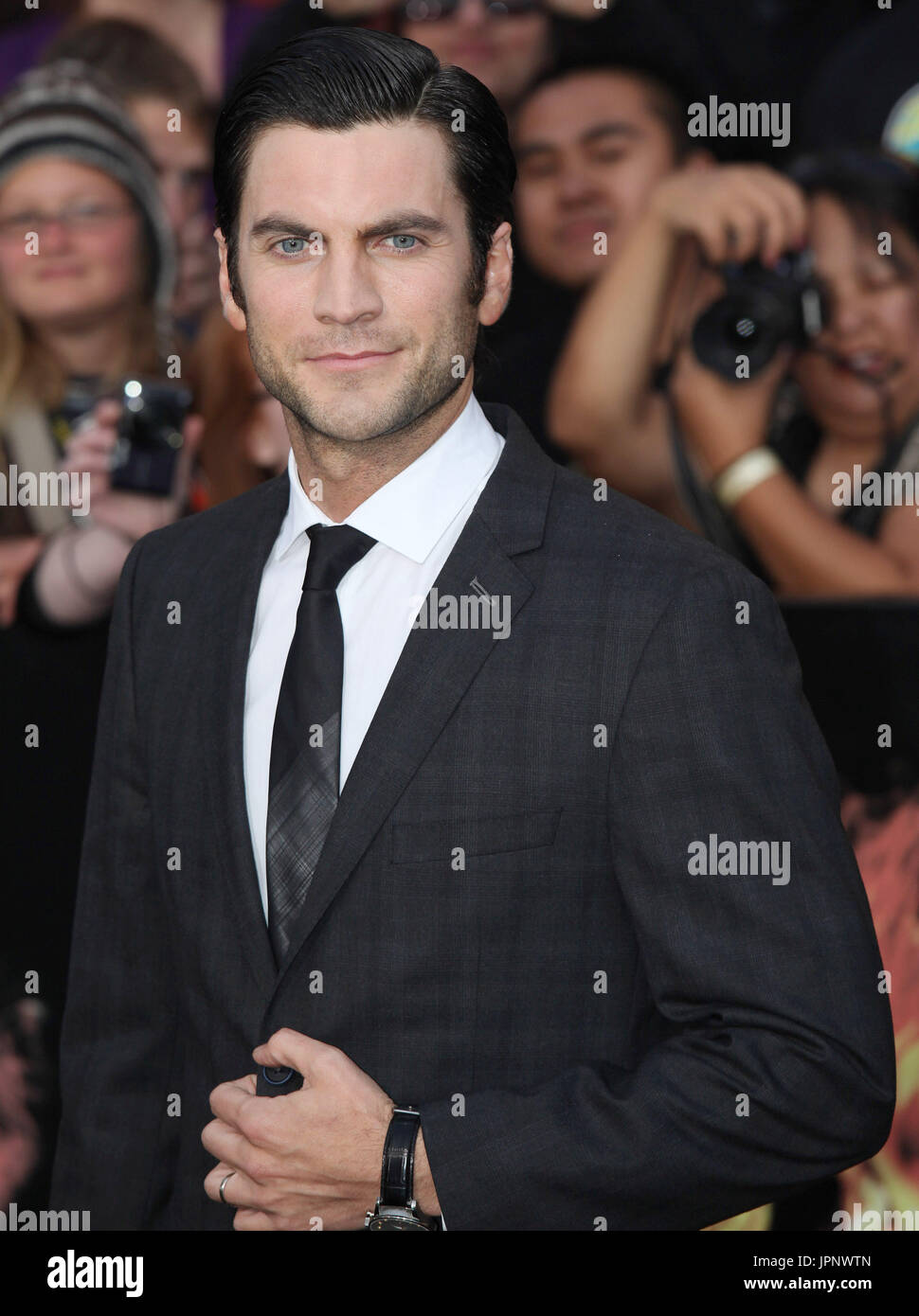 Actor Wes Bentley arrives at the Los Angeles Premiere of 'The Hunger ...