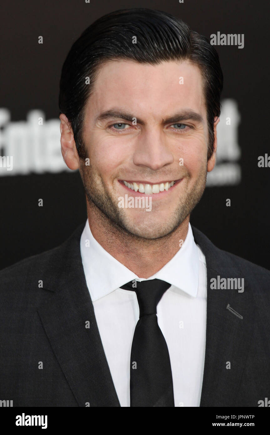 Actor Wes Bentley arrives at the Los Angeles Premiere of 'The Hunger ...