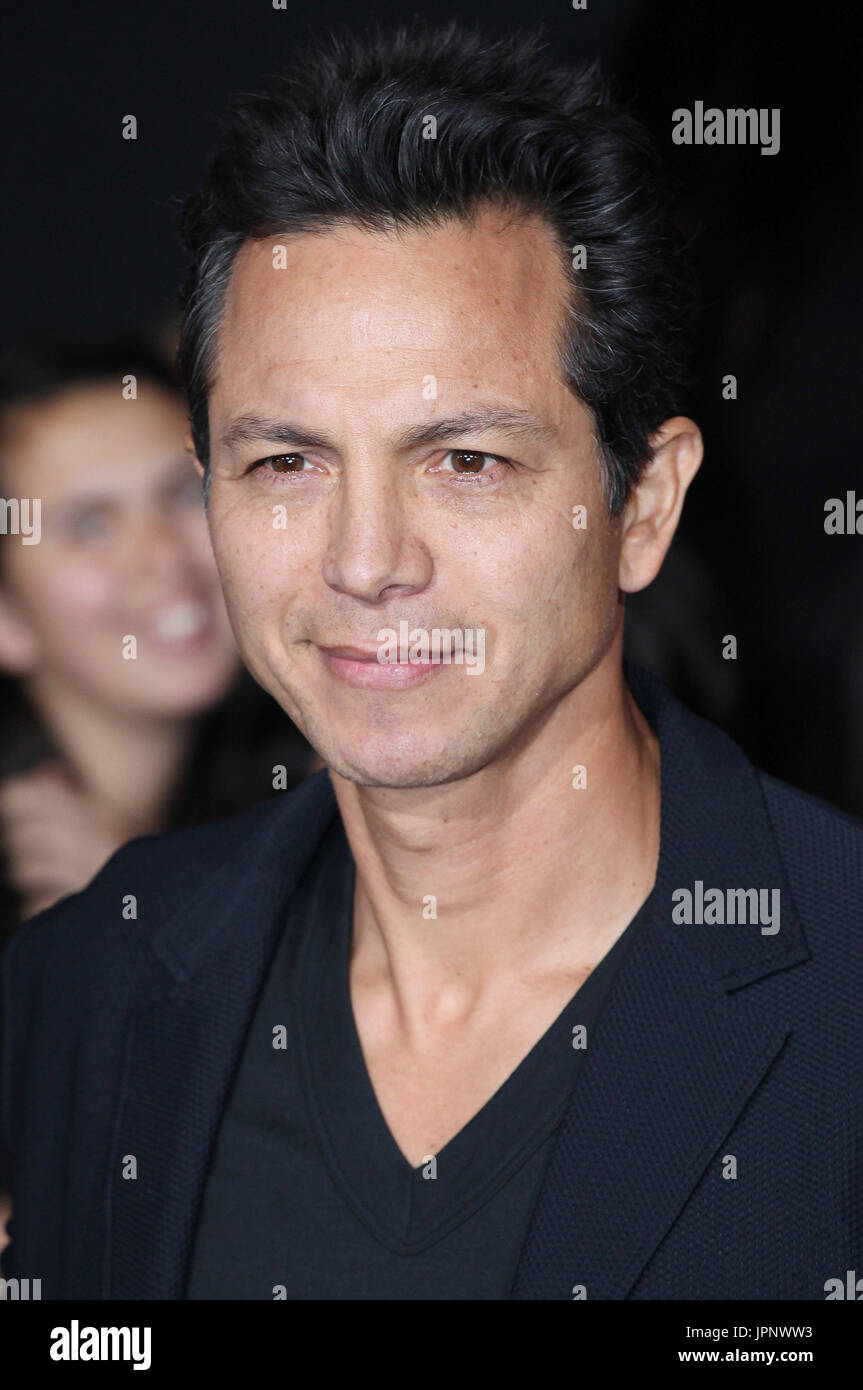 Actor Benjamin Bratt arrives at the Los Angeles Premiere of 'The Hunger ...