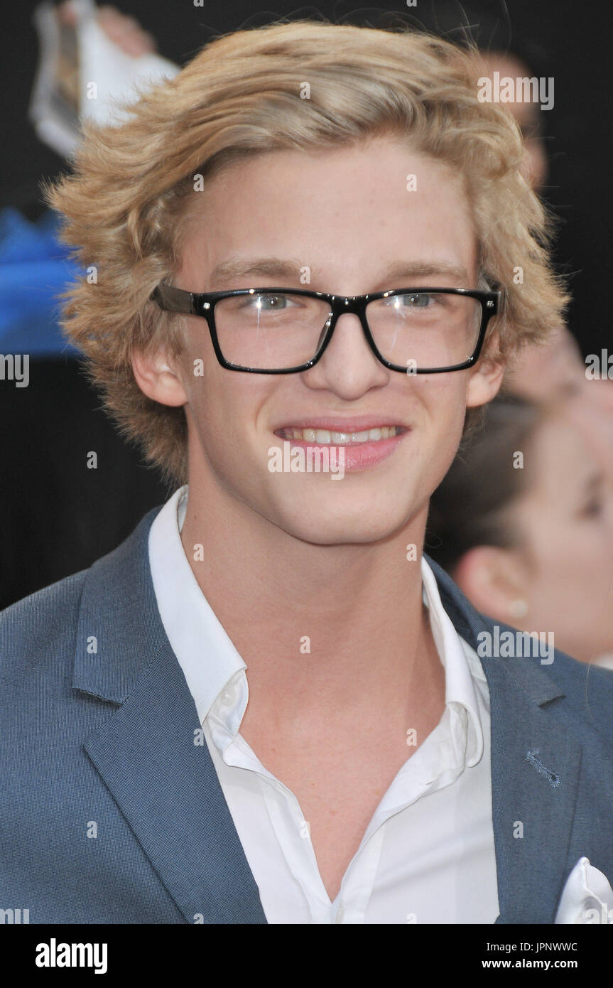Cody Simpson at the Los Angeles Premiere of "The Hunger Games" held at ...