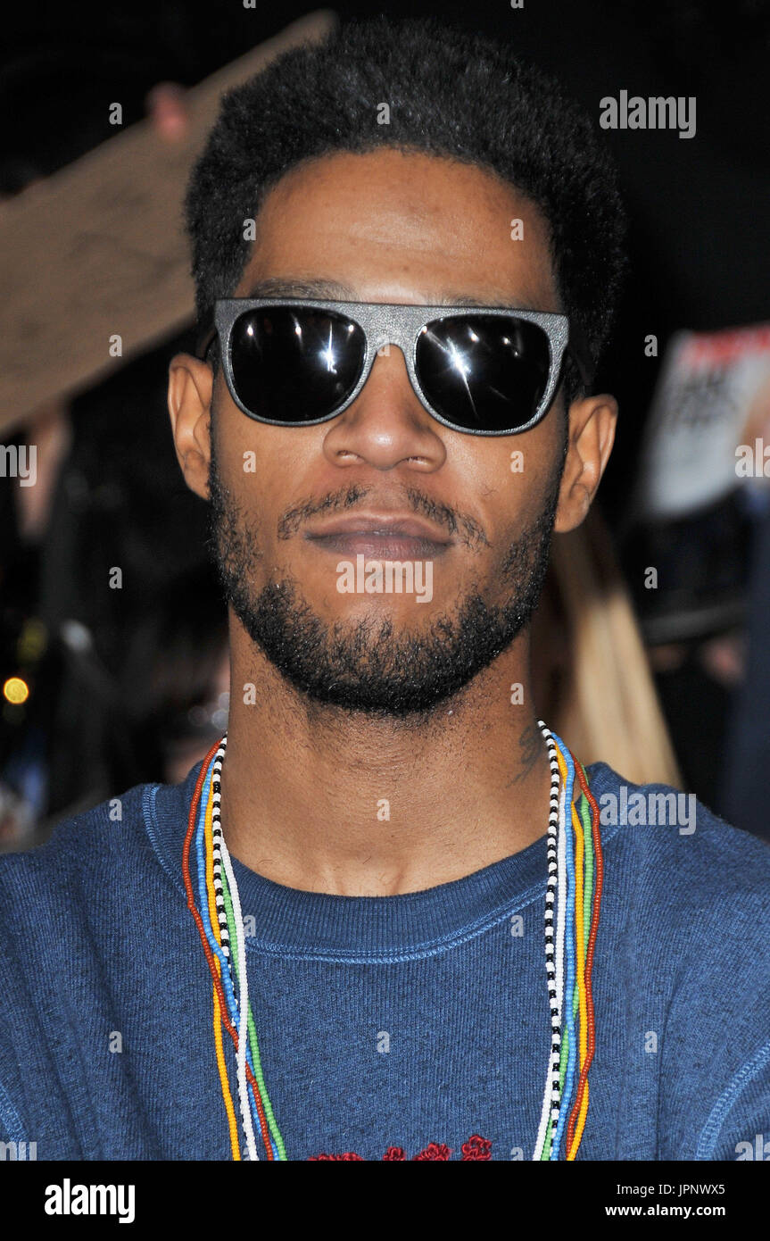 Kid Cudi at the Los Angeles Premiere of "The Hunger Games" held at the ...