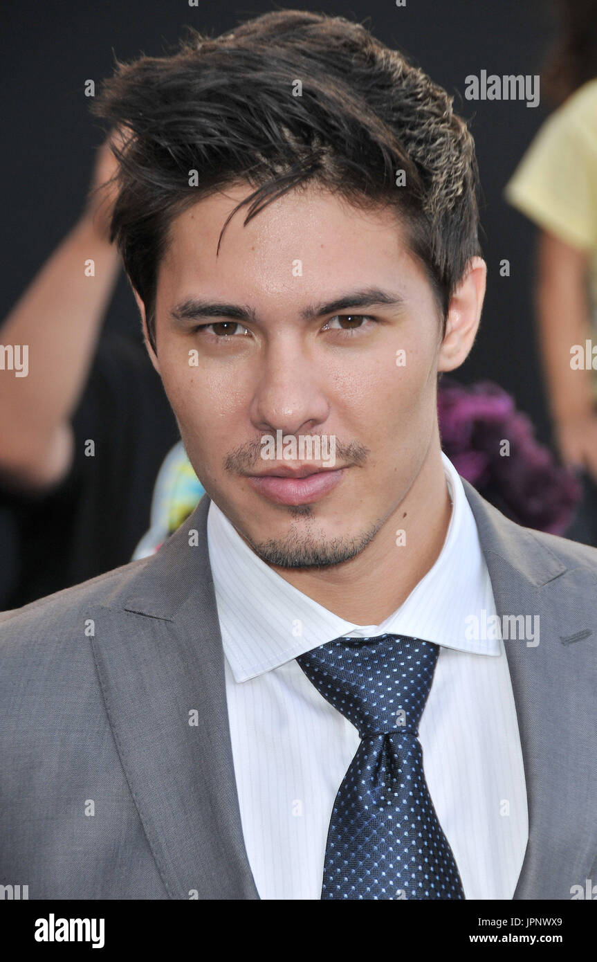 Actor Lewis Tan at the Los Angeles Premiere of "The Hunger Games" held ...