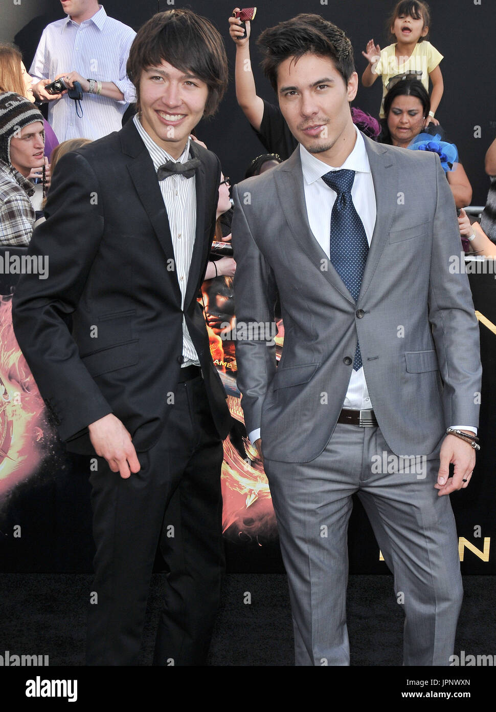 Actors Sam Tan & Lewis Tan at the Los Angeles Premiere of "The Hunger ...