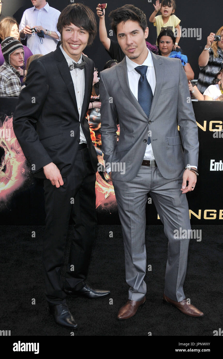 Actors Sam Tan & Lewis Tan at the Los Angeles Premiere of "The Hunger ...