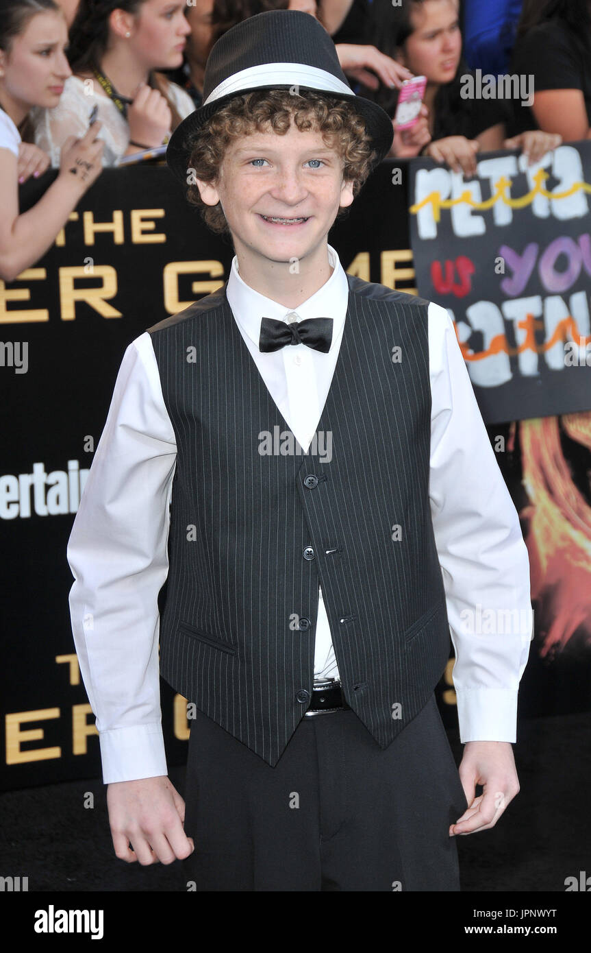 Ethan Jamieson at the Los Angeles Premiere of "The Hunger Games" held ...