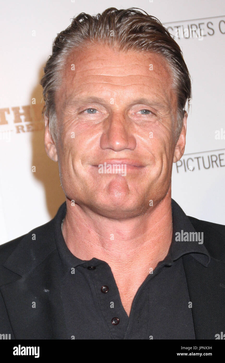Dolph Lundgren at "The Raid: Redemption" premiere held at the Writers ...