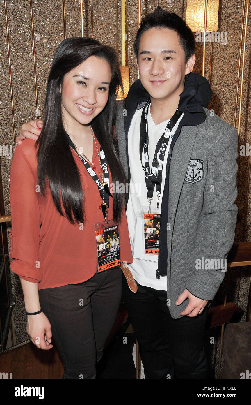 YouTube singers Cathy Nguyen and Jason Chen at TEG Live Presents NO FOR SALE Benefit Concert ...