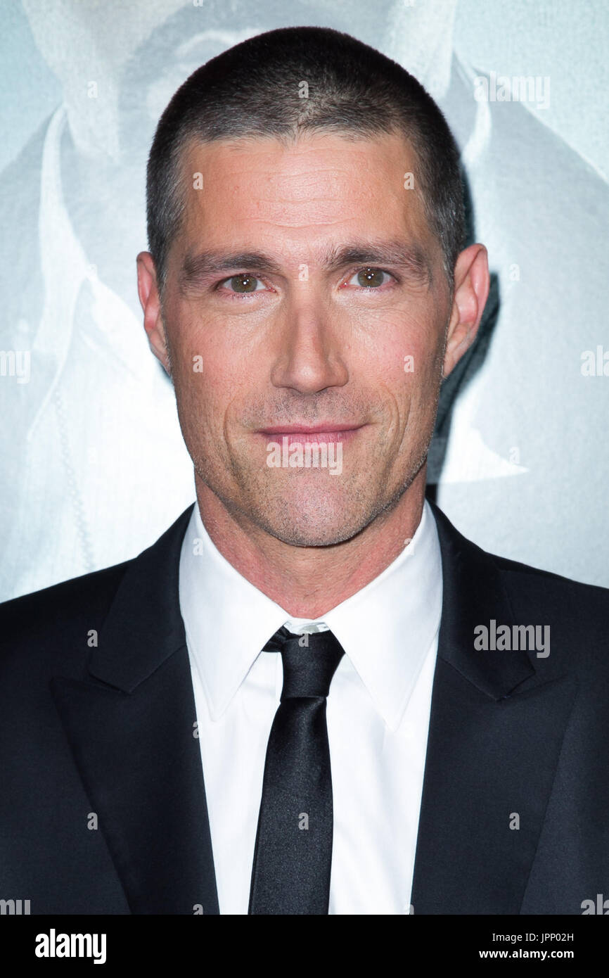 Matthew Fox arrives at the Los Angeles premiere of 'Alex Cross' held at ...