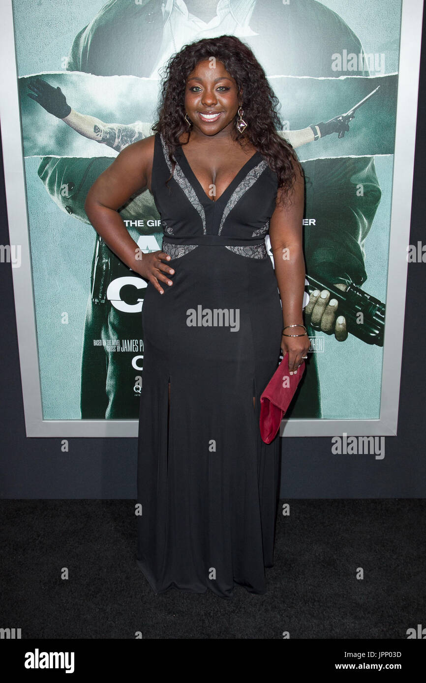 Simenona Martinez arrives at the Los Angeles premiere of 'Alex Cross ...