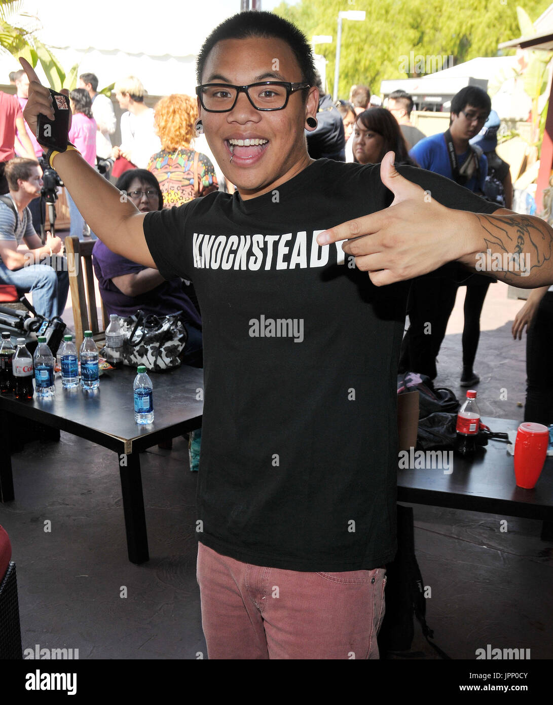 YouTube Singing sensation AJ Rafael at KCON 2012 held at the Verizon ...