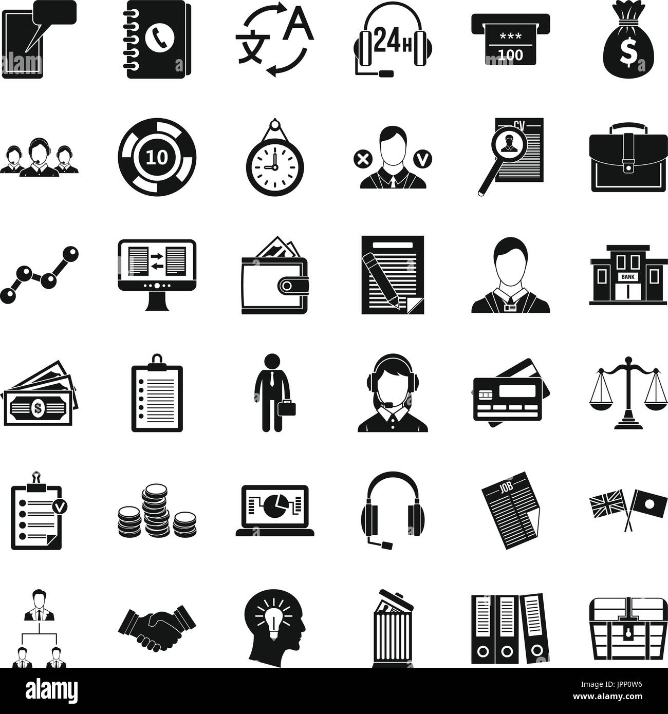 Business woman clock head Stock Vector Images - Alamy