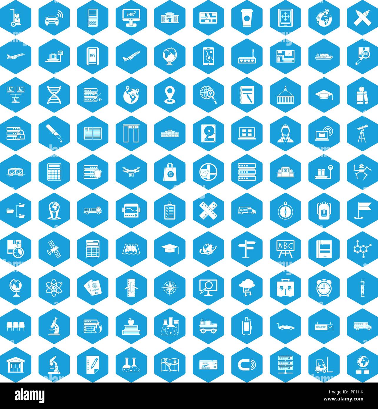 Blue glass compass Stock Vector Images - Alamy