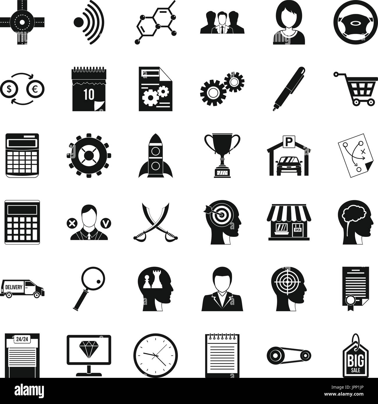 Business way icons set, simple style Stock Vector Image & Art - Alamy