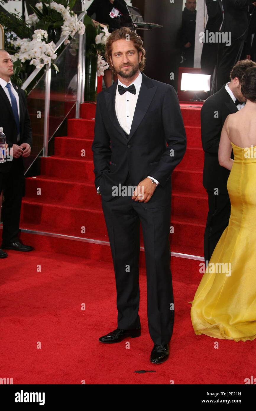Gerard Butler at the red carpet arrivals of The 69th Annual Golden ...