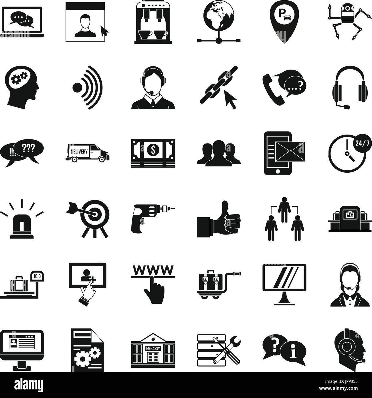 Woman machine operator Stock Vector Images - Alamy