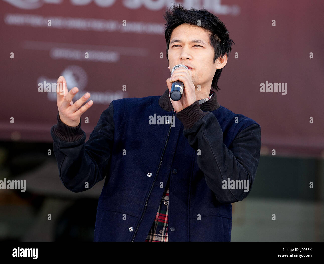 Harry Shum, Jr. at the Michael Jackson Immortalized With Hand And ...