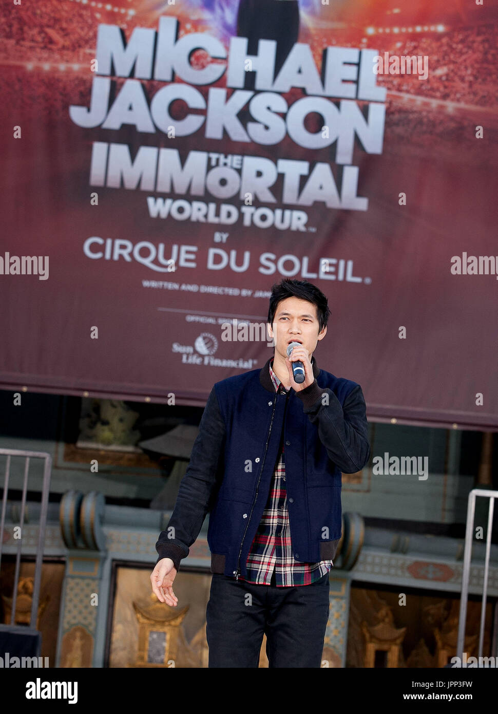 Harry Shum, Jr. at the Michael Jackson Immortalized With Hand And ...